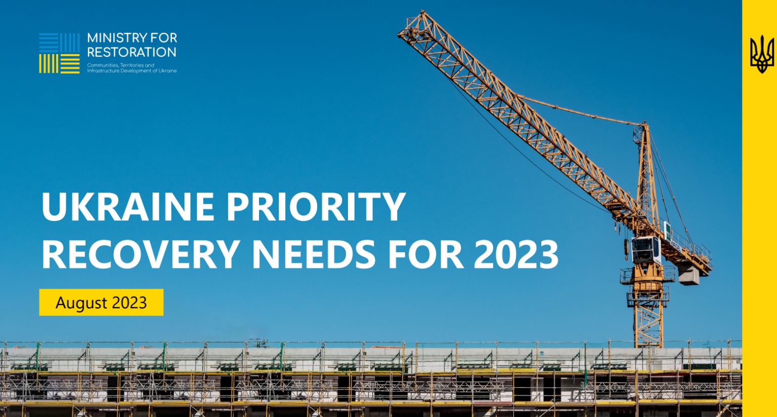 Ukraine Priority Recovery Needs for 2023 – Proposed Projects and ...